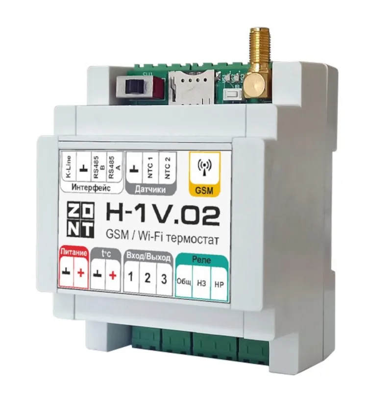 Zont h 1v. 02 heating controller for gas and electric boilers| | - AliExpress