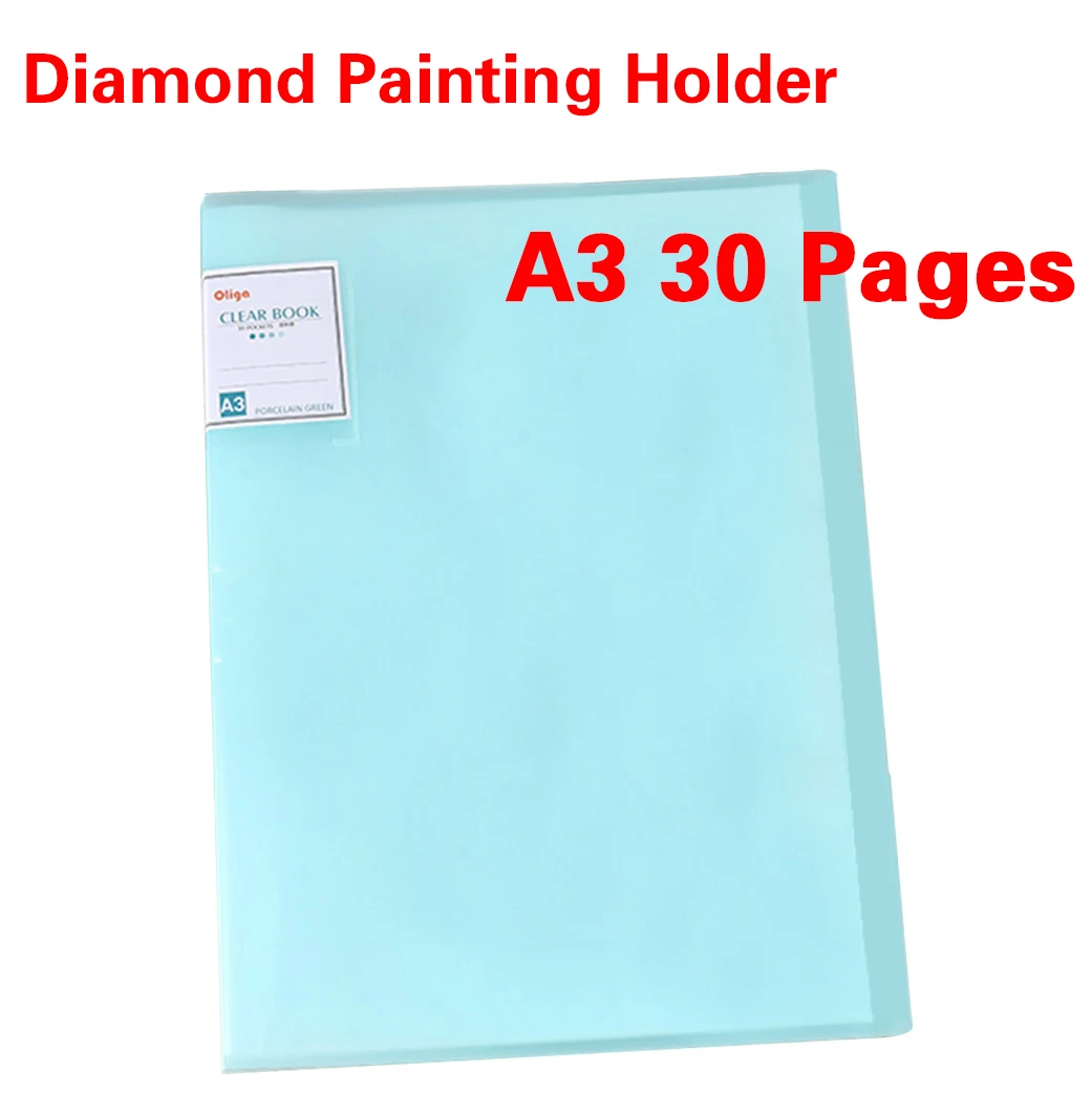 New-Storage-File-Folder-A3-30-Pages-Diamond-Painting-Transparent-Album ...