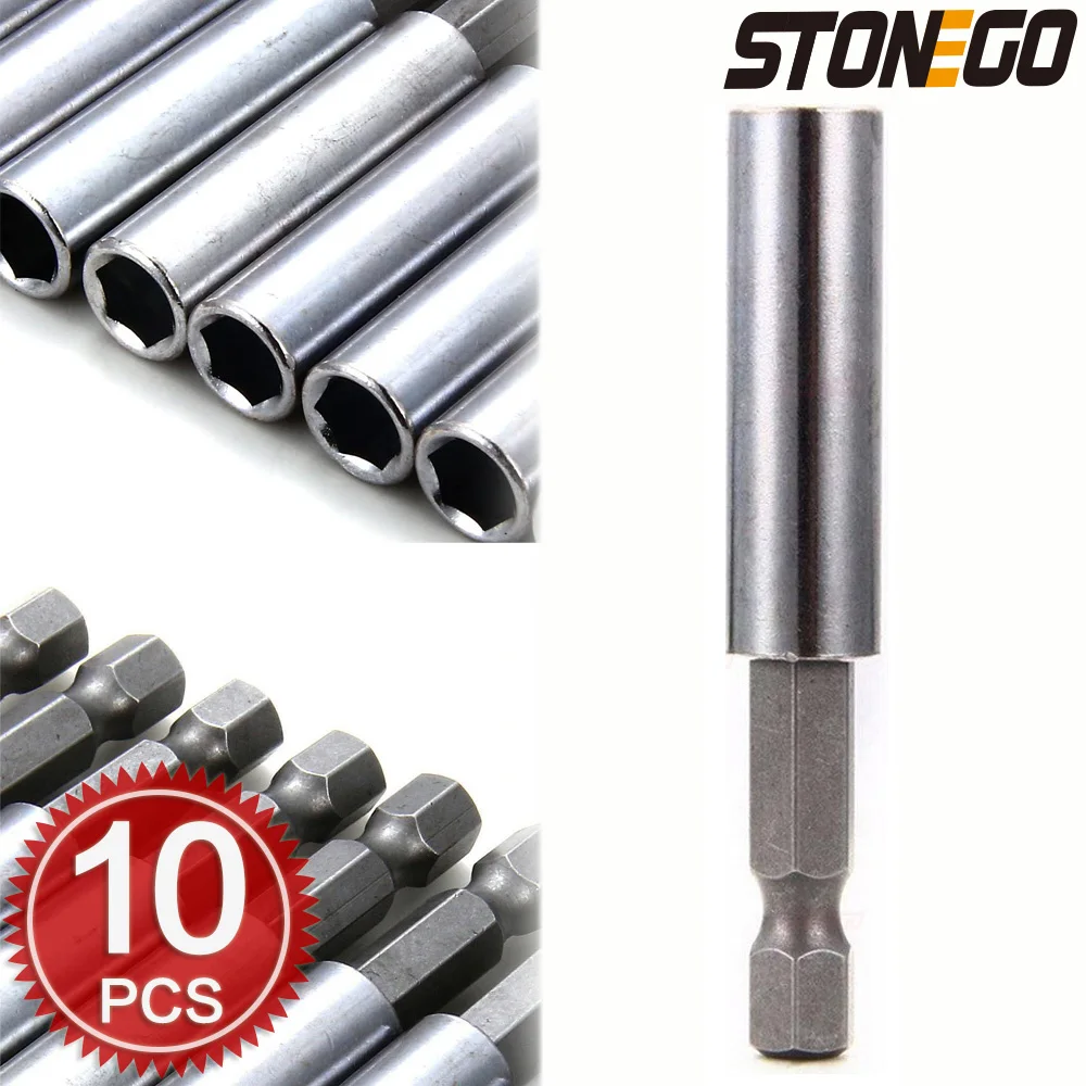 Stonego-1Pc-10Pcs-60Mm-Magnetische-Schroevendraaier-Extension-Bit-Tips ...