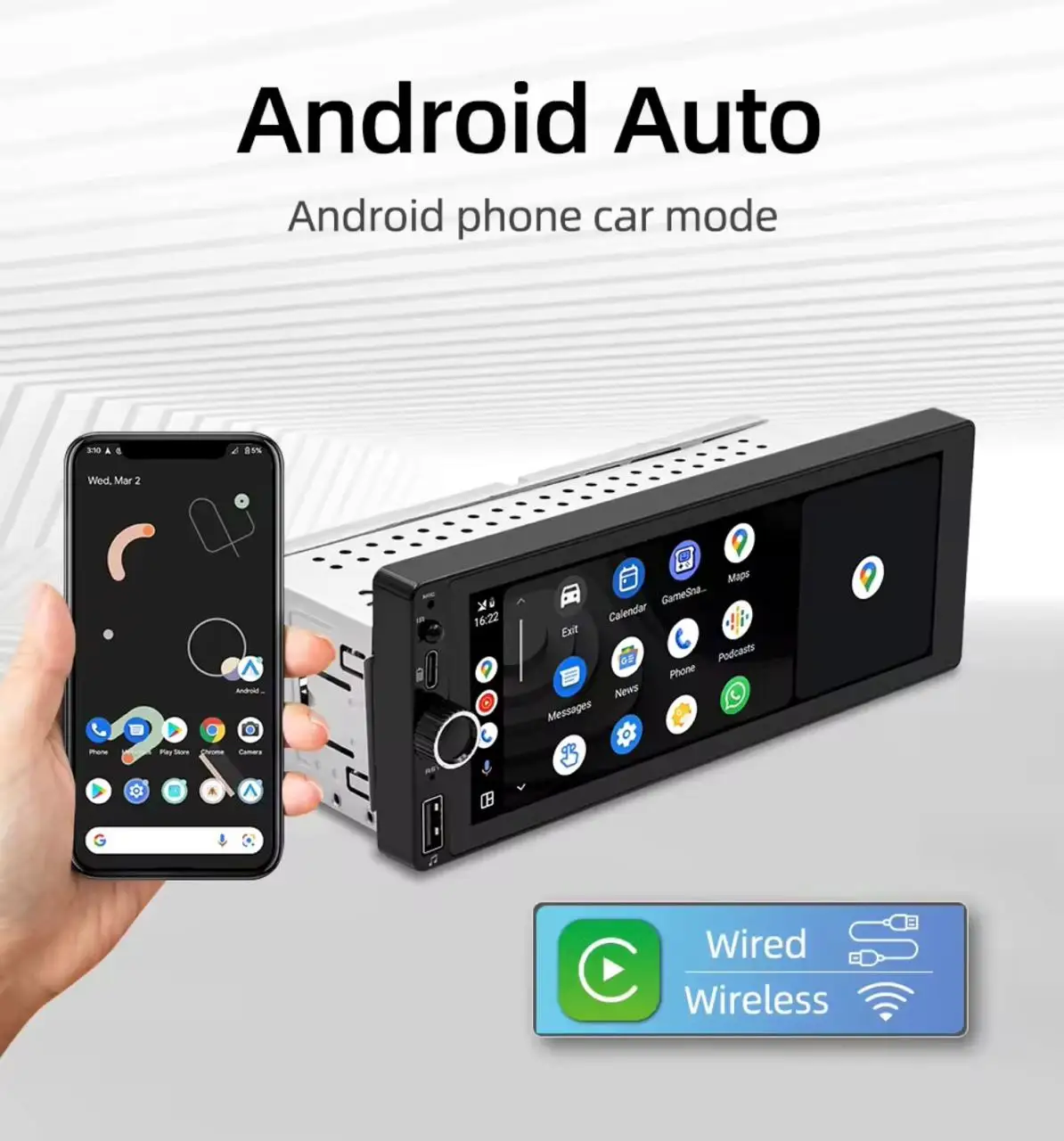 Central Multimídia MP5 Pro Tela 6.86" 1din Universal sistema Linux NAVPRO - NAVPRO Store Brasil ...