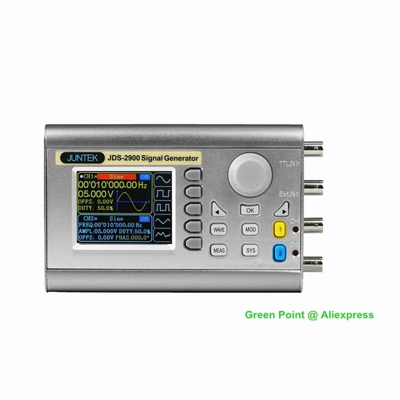 JDS2900 40MHZ wyświetlacz LCD Generator sygnału funkcji DDS sterowanie ...