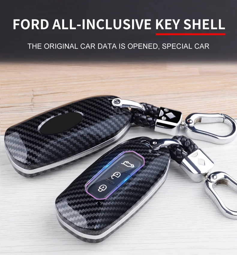 1PCS-Premium-All-Inclusive-Carbon-Fiber-Key-Shell-for-Ford-Car-Keys ...
