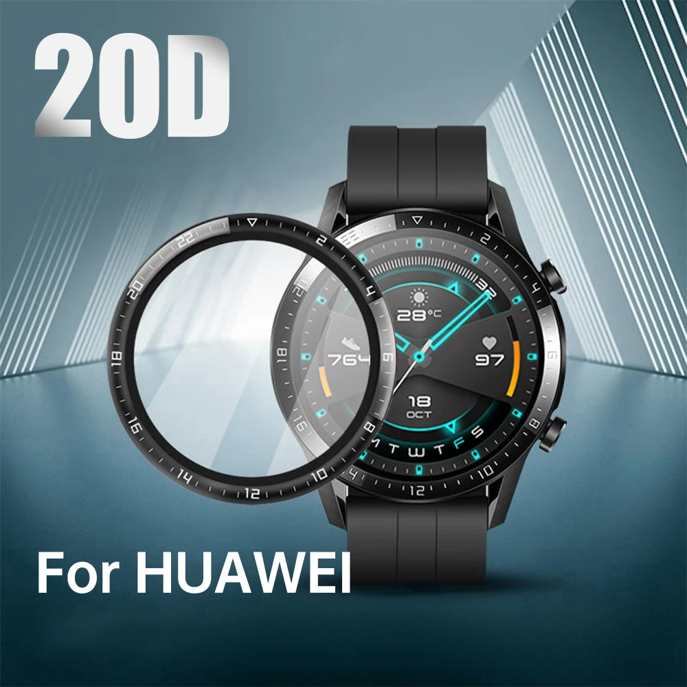 Soft Fibre Glass Protective Film Cover For Huawei Watch 3 Pro GT 2 GT3 ...