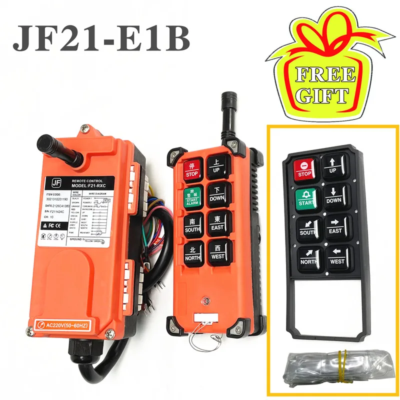 JF21-E1B Industrial Crane Wireless Radio RF Remote Control 1 ...