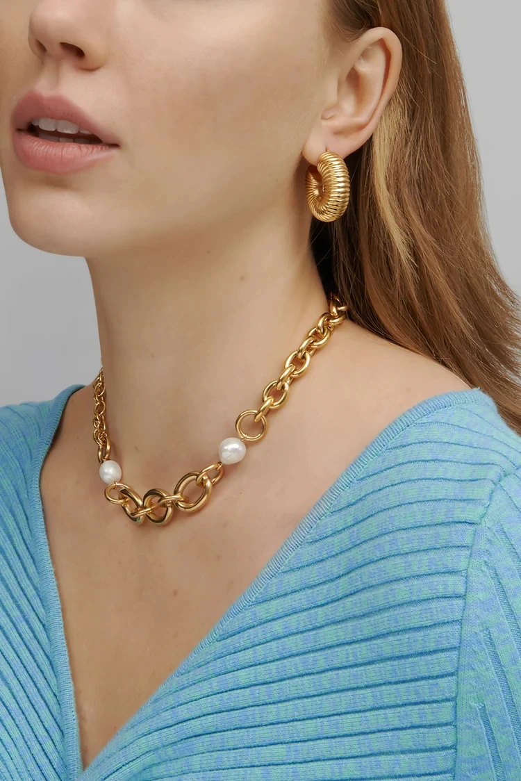 Uworld-316L-Stainless-Steel-18kt-PVD-Gold-Plated-on-Gold-Colourway-Hoop ...