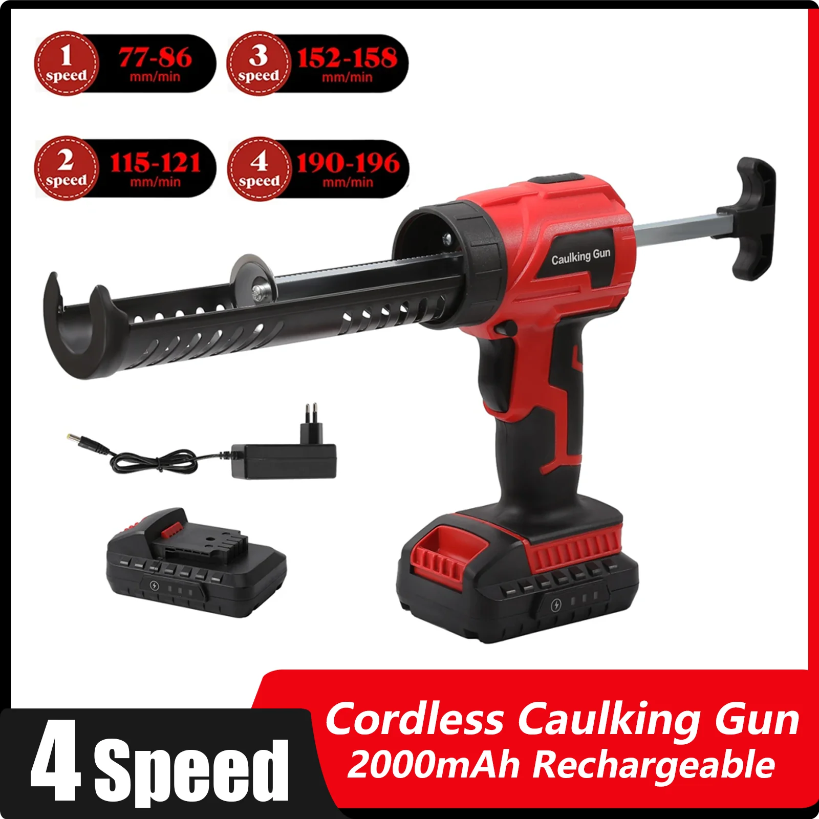 20V-Cordless-Caulking-Gun-4-Speed-Adjustable-Electric-With-2000mAh ...