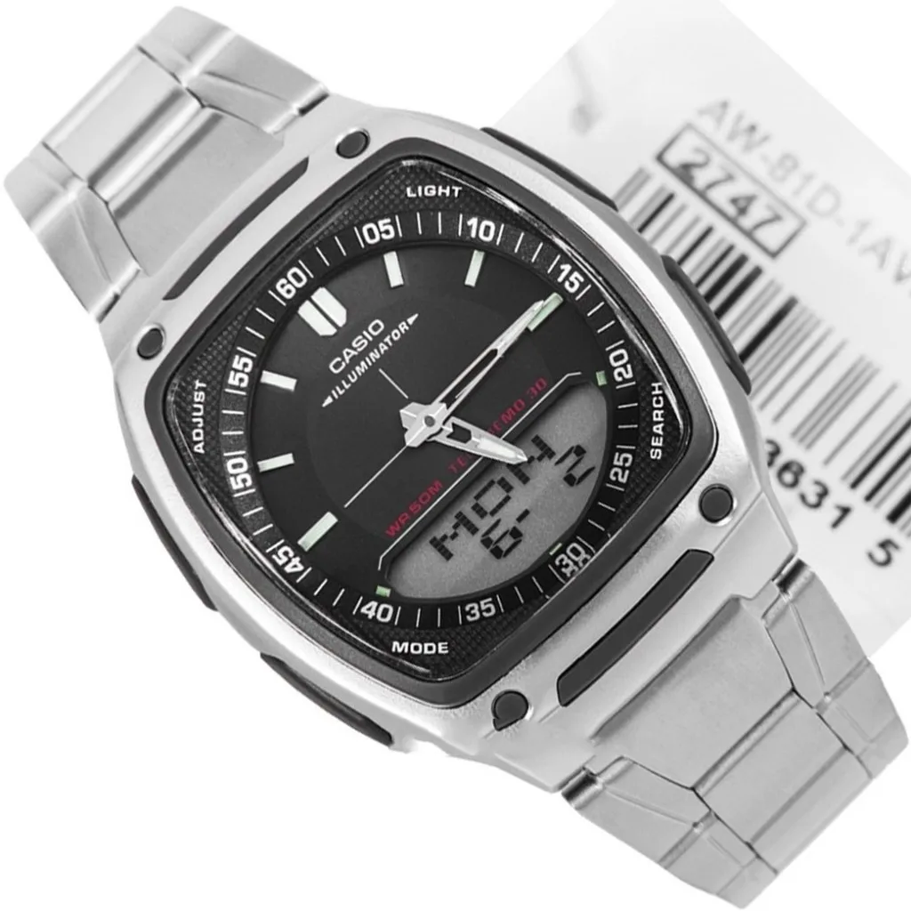 Reloj-deportivo-cl-sico-hombre-Casio-AW-81D-1A-30-telememo-10-a-os ...