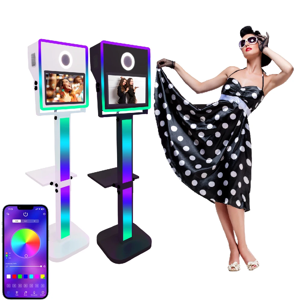 Portable-Photo-Booth-With-15-6-Touch-Screen-Photo-Booth-With-Light-DSLR ...