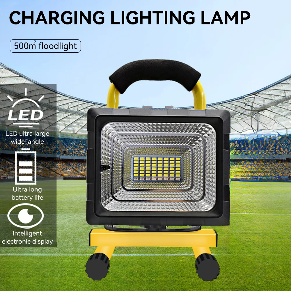 100W LED Outdoor Floodlight Portable Emergency Lighting Adjustable ...