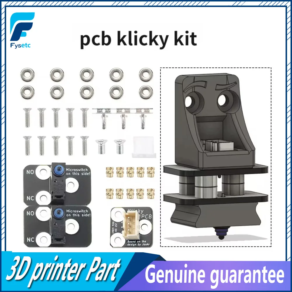 Fysetc Pcb Klicky Kit 3D Printer Auto D2F 01/D2F 01L/D2HW A201D Z Auto Leveling Kits Voor Voron ...