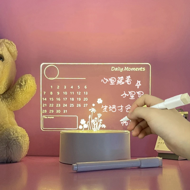 Note-Board-Creative-Led-Night-Light-USB-Message-Board-Holiday-Light ...