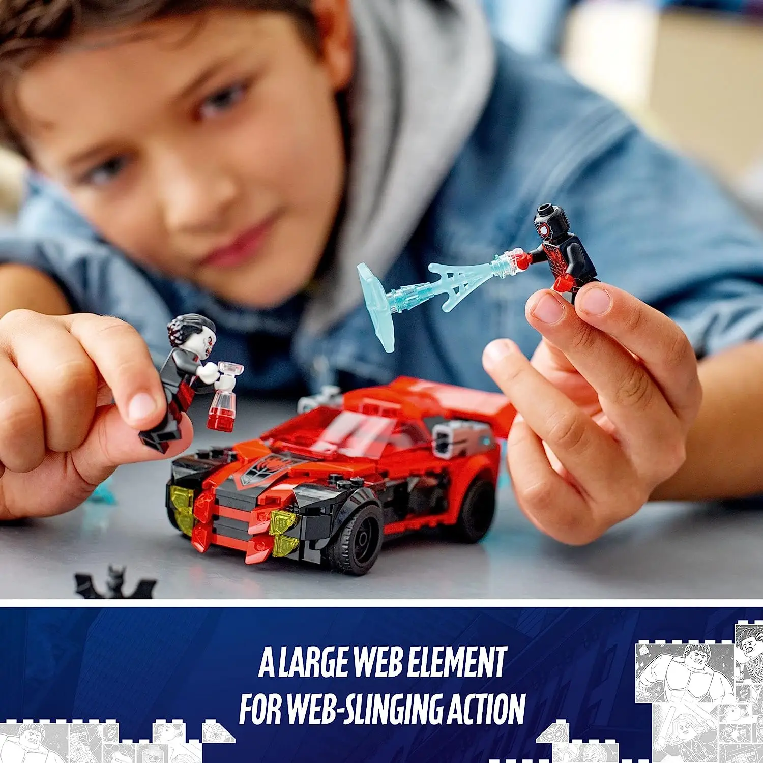 Lego Marvel Spiderman Car