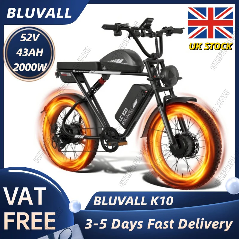 K10 2000W Dual Motor Cargo E-Bike 180KG Load 43Ah Batteries 120KM PAS ...