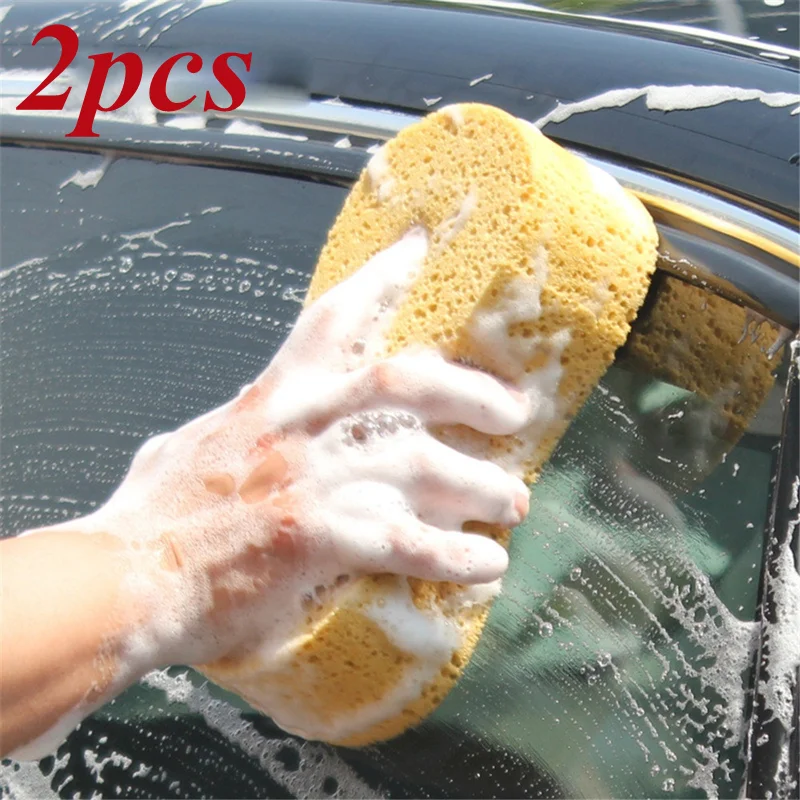 1-2Pcs-Car-Wash-Sponge-Block-Car-Motorcycle-Cleaning-Supplies-Large ...