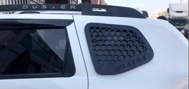 Metal Butterfly Window Guard 2 Piece Laser Cut Impact Guard for Dacia ...