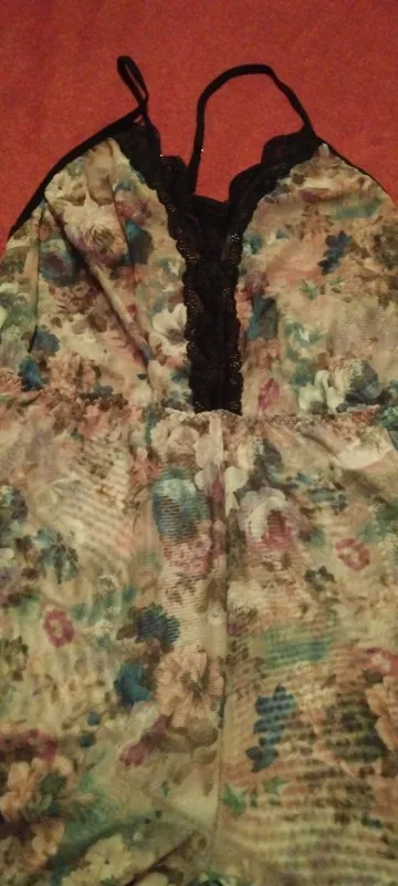 Floral Mesh Bodysuit Sleepwear - Sleepy Girlz Co.
