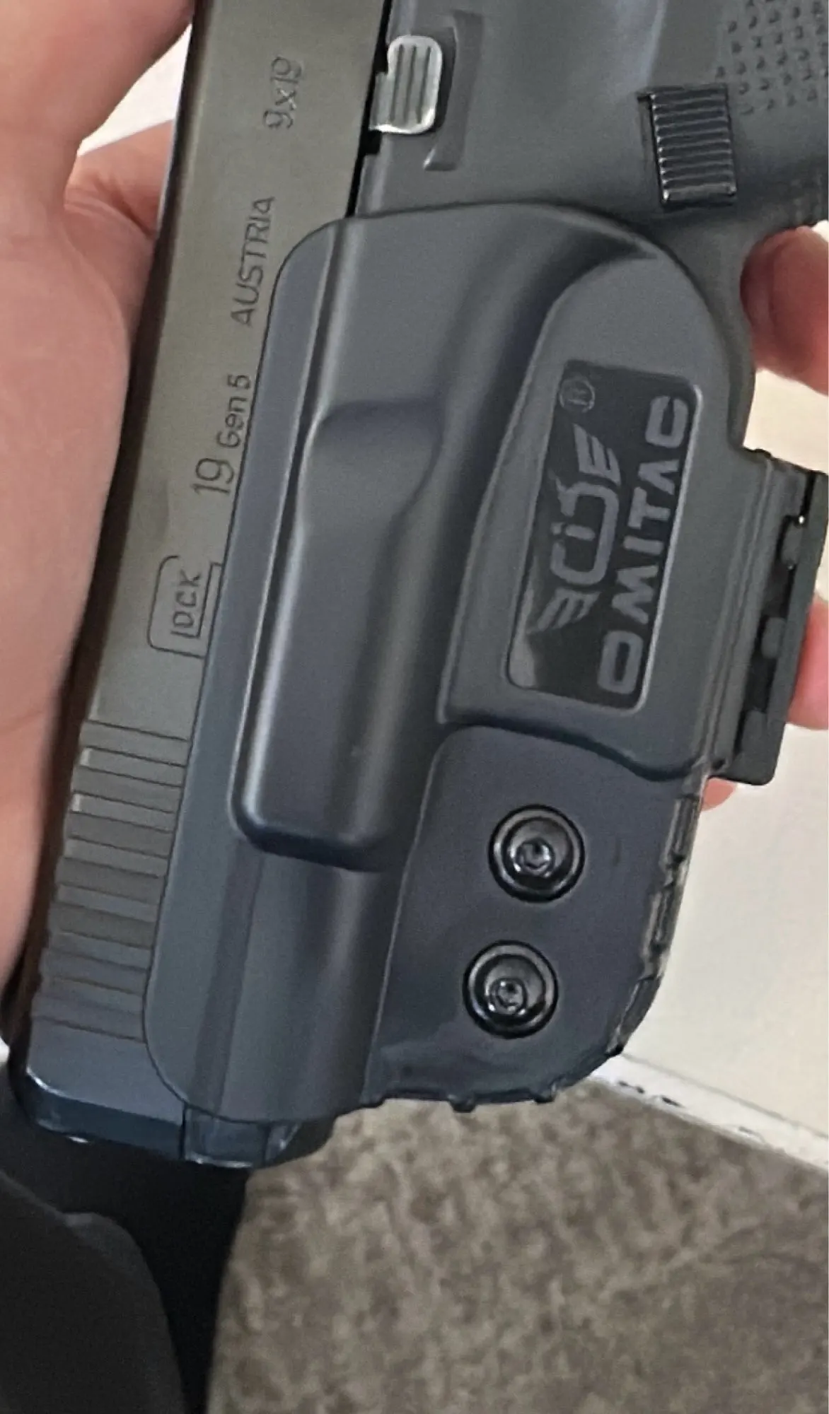 Black Iwb Concealed Carry Holster