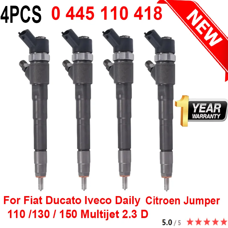 0445110418-0445110520-New-Diesel-Injector-for-Fiat-Ducato-Iveco-Daily ...