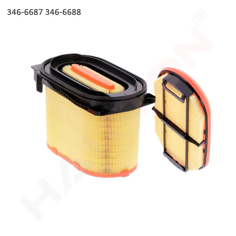 Air Filter 346-6687 346-6688 C30400 CF2631 P639058 Replace for ...