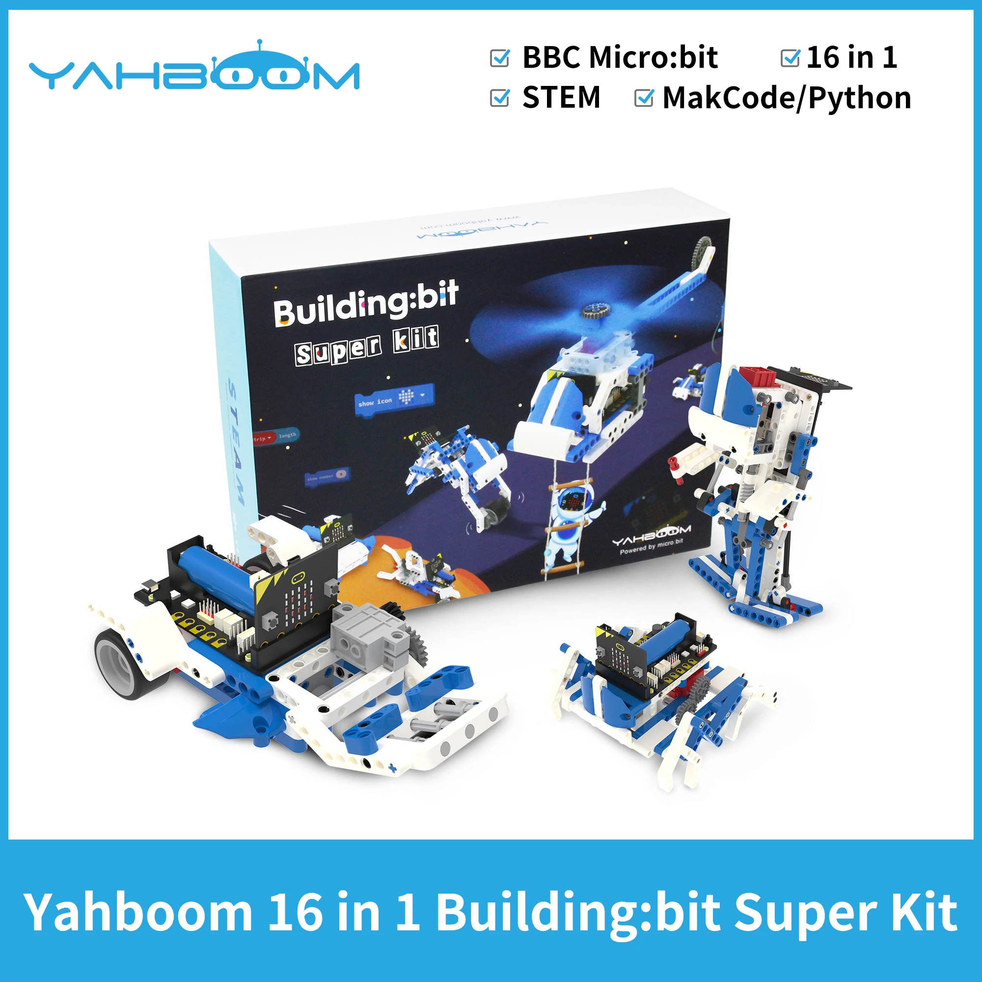 Yahboom 16 In 1 Stem Toy Programmable Robotics Educational Kit Support ...