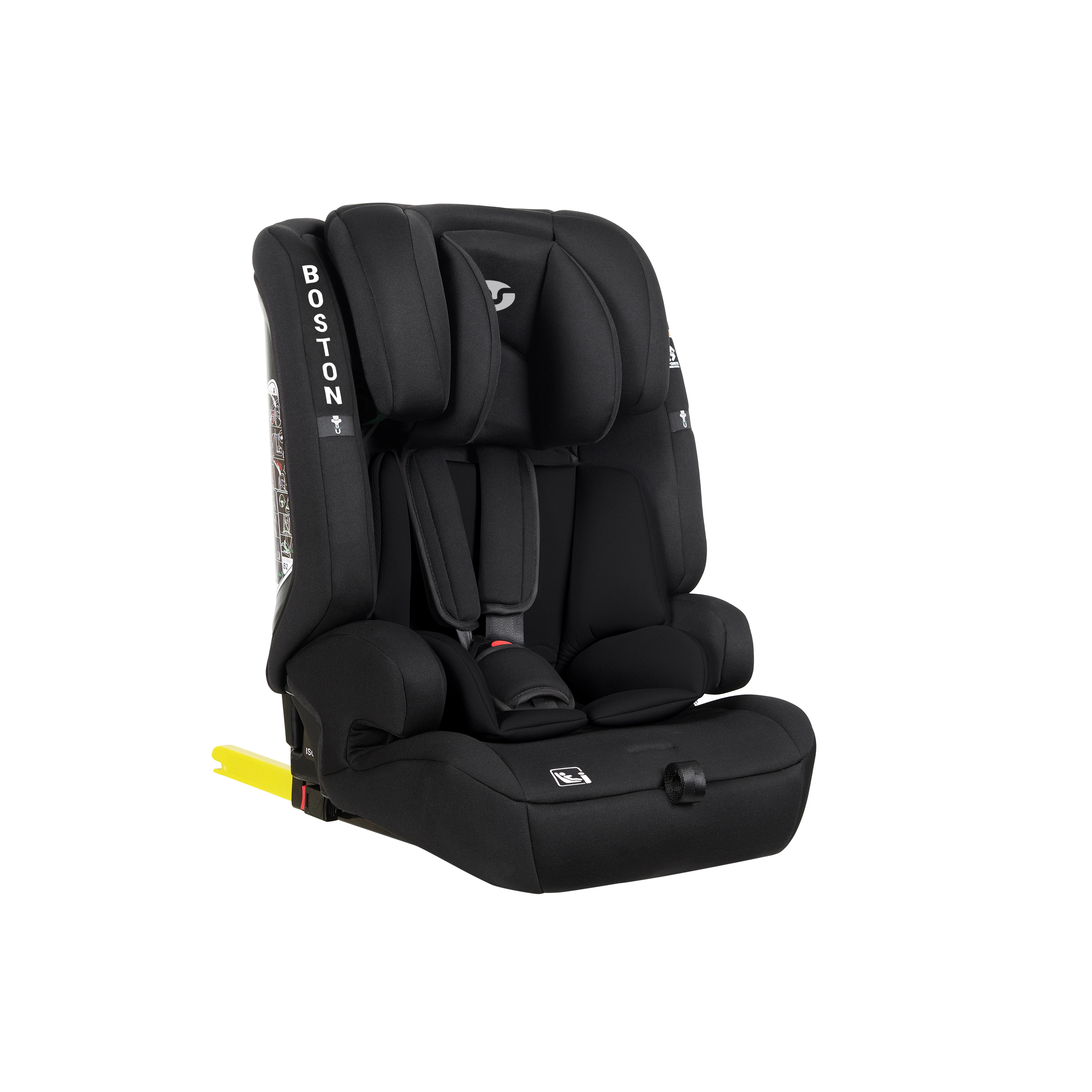 Boston Isize MS car Chair, G. 1/2/3 (75-150cm) installation with Isofix ...