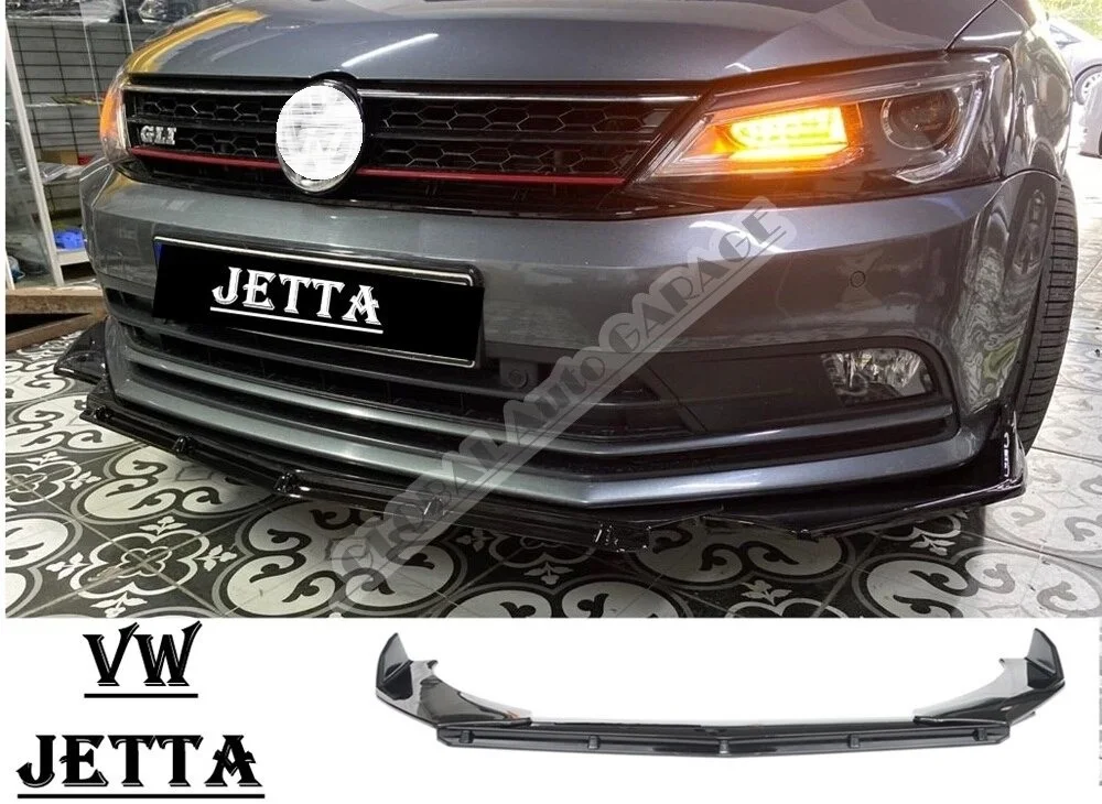 For-VOLKSWAGEN-JETTA-MK6-Front-Bumper-Attachment-Lip-2011-2020-Piano ...