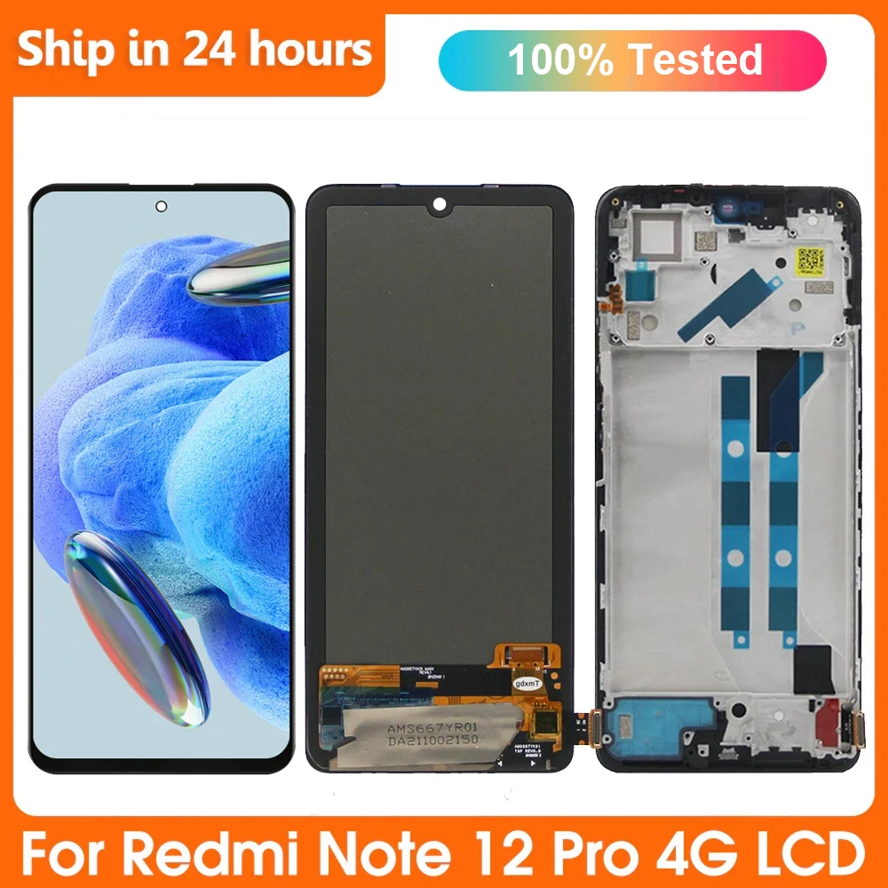 6-67-Screen-For-Xiaomi-Redmi-Note-12-Pro-4G-LCD-Display-Touch-Screen ...