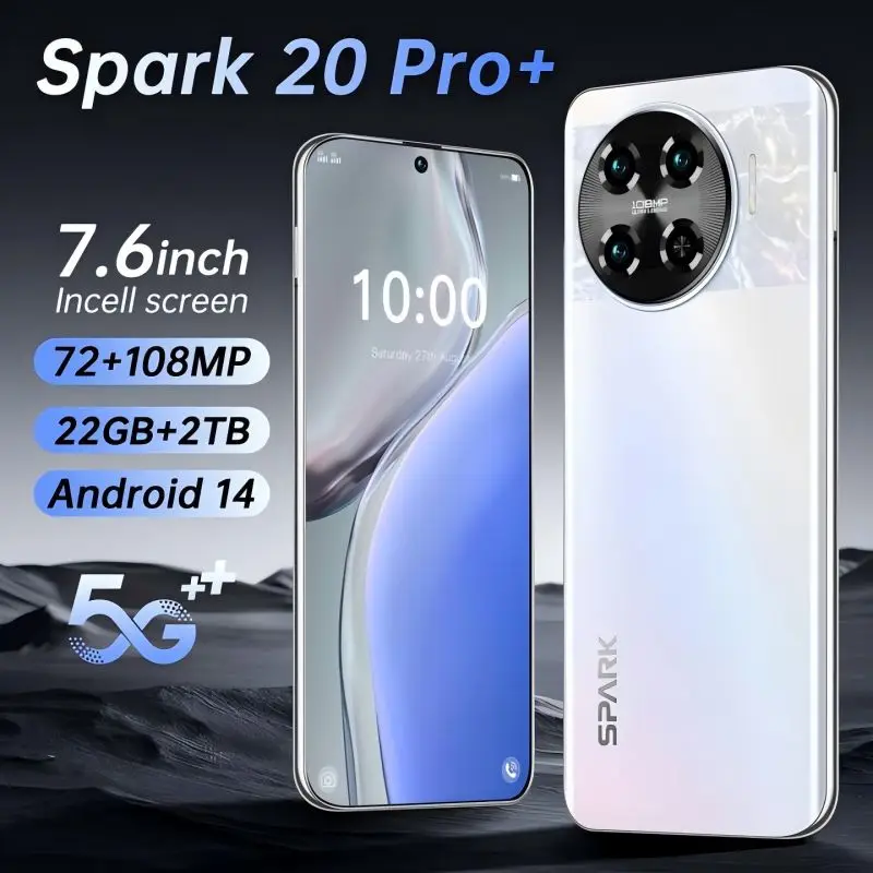Spark-20-Pro-Plus-Celular-7-6-Polegada-HD-22G-2T-Celulares-7800mAh-C ...