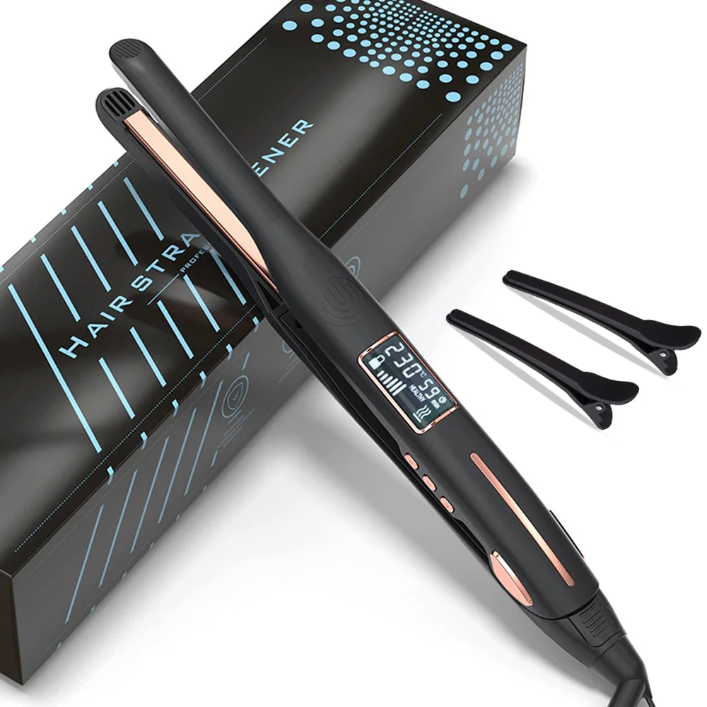 Mini-Haar-gl-tter-Locken-wickler-Titan-d-nne-Platte-Bleistift ...
