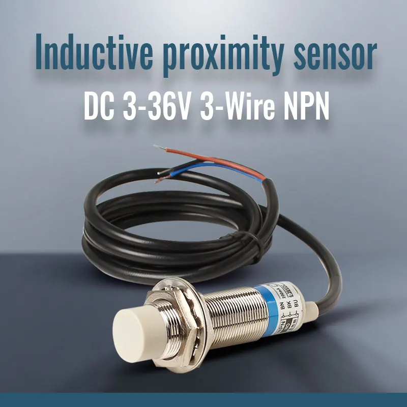 M18-8mm-sensing-DC-6-36V-inductive-proximity-sensor-switch-NPN-NO ...
