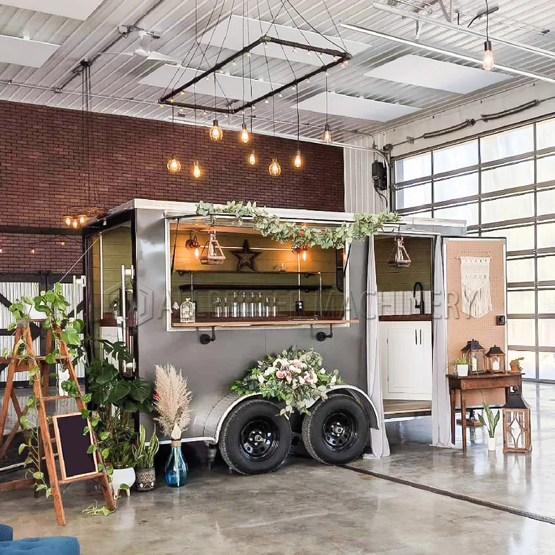 New-Design-Mobile-Kitchen-Food-Trailer-Outdoor-Coffee-Ice-Cream-Cart ...