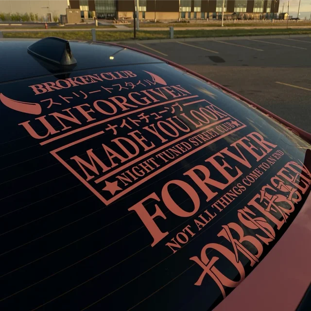 Jdm Stickers Rear Window