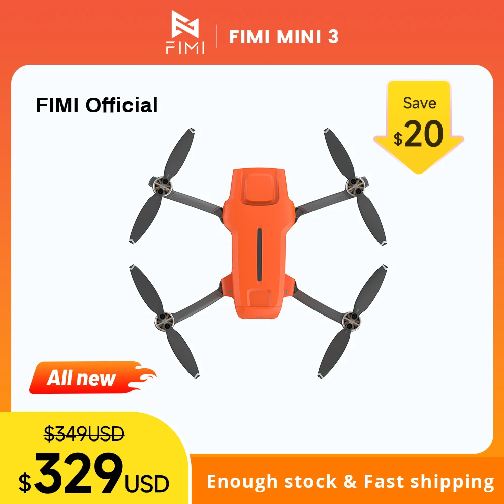FIMI-MINI-3-new-drone-4K-60fps-9km-range-3-axis-Gimbal-249g-Ultralight ...