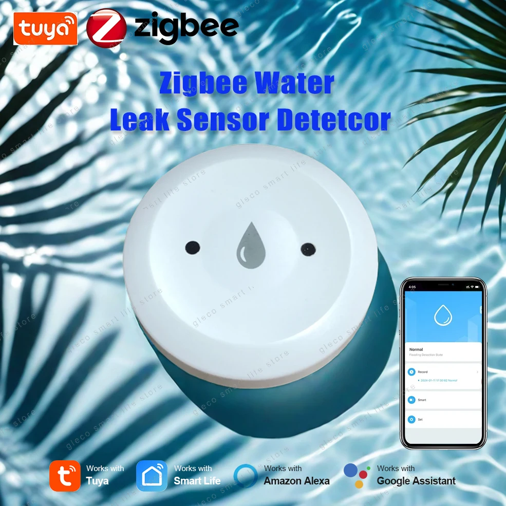 Zigbee-Water-Leak-Sensor-Smart-Life-Tuya-Flood-Leakage-Detector-Water ...