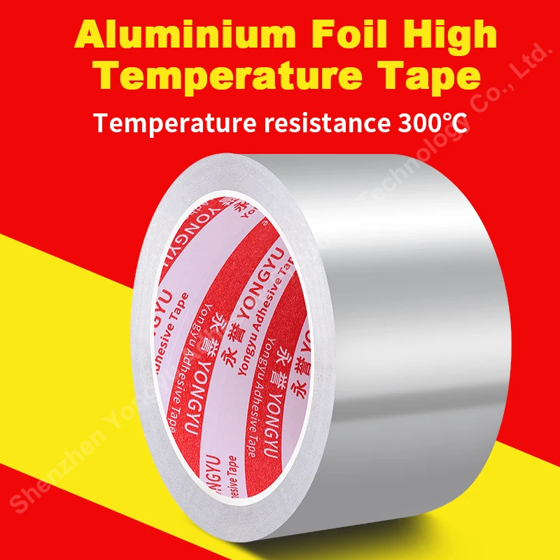 High-Temperature-Self-Adhesive-Waterproof-Anti-Aging-Aluminum-Foil-Tape-Super-Strong-Heat ...