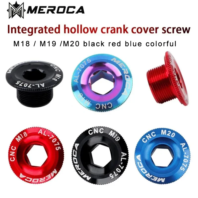 MEROCA-M18-M19-M20-Bike-Crank-Cover-Aluminum-Alloy-Crank-Screw-Road ...
