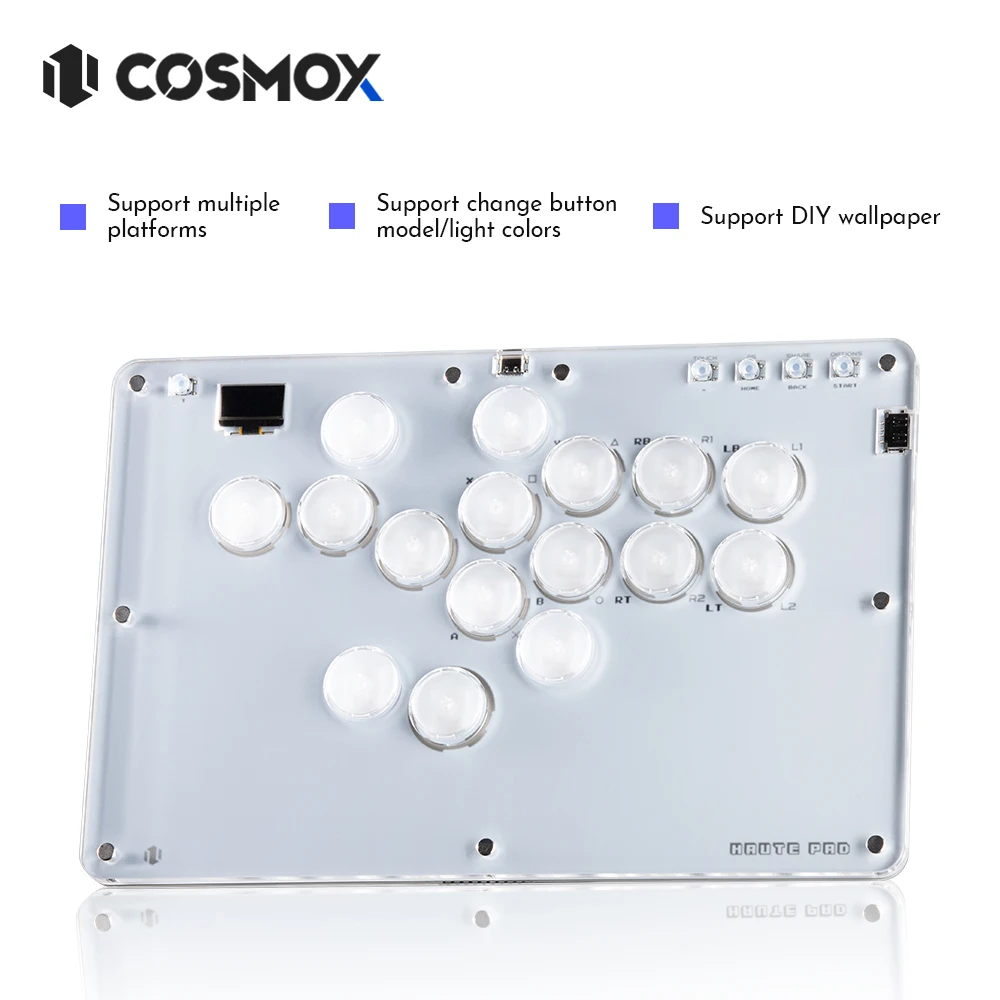 Haute42-COSMOX-Mini-Hitbox-Leverless-Controller-Games-For-PC-PS3-PS4 ...