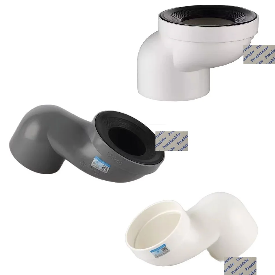 1Piece Plastic Toilet Drain Relocation Offset Flange Adapter Shifter ...