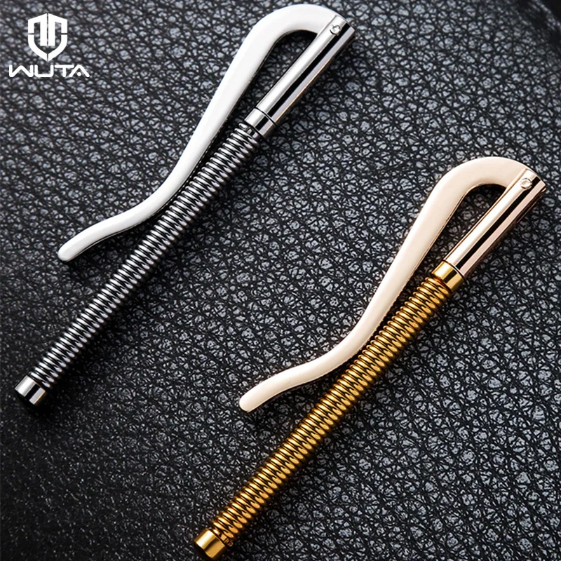 WUTA-10-pcs-High-Quality-Spring-Money-Clip-Bar-Brass-Steel-Leather ...