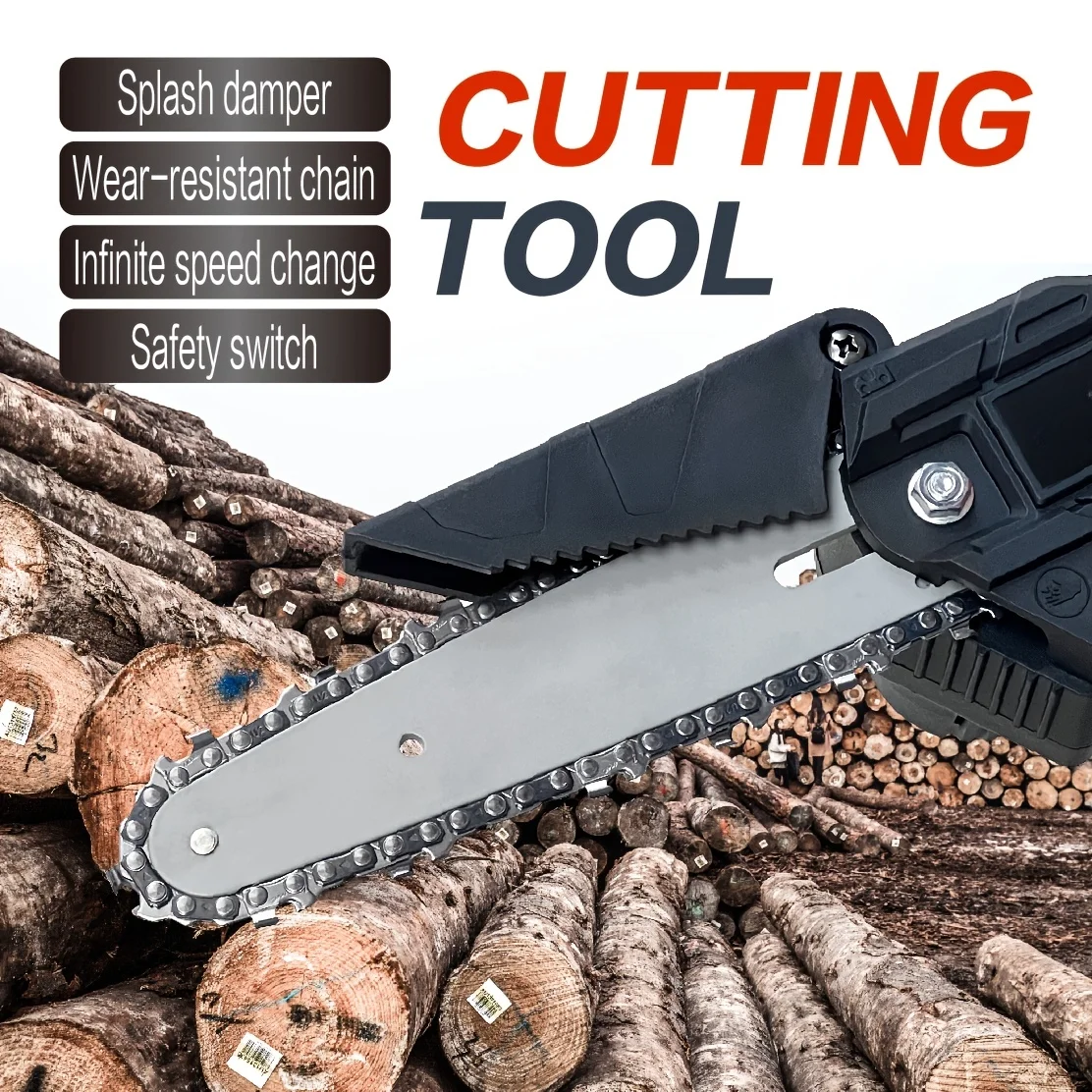 Electric-Chainsaw-Wood-Pruning-Chain-Saw-Small-Wood-Spliting-One-handed ...
