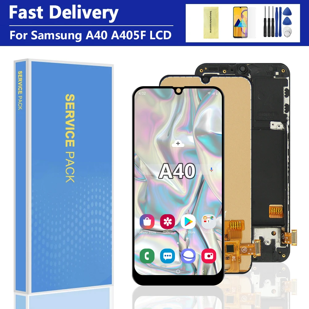 Tested-A40-Display-Screen-for-Samsung-A40-A405-A405F-LCD-Screen-Touch ...