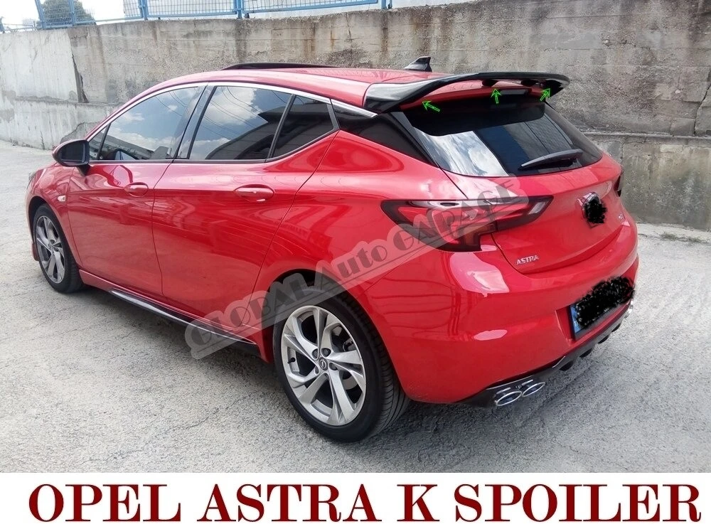 For Opel Astra K Spoiler 2015 2021 Auto Accessory Universal Spoilers ...