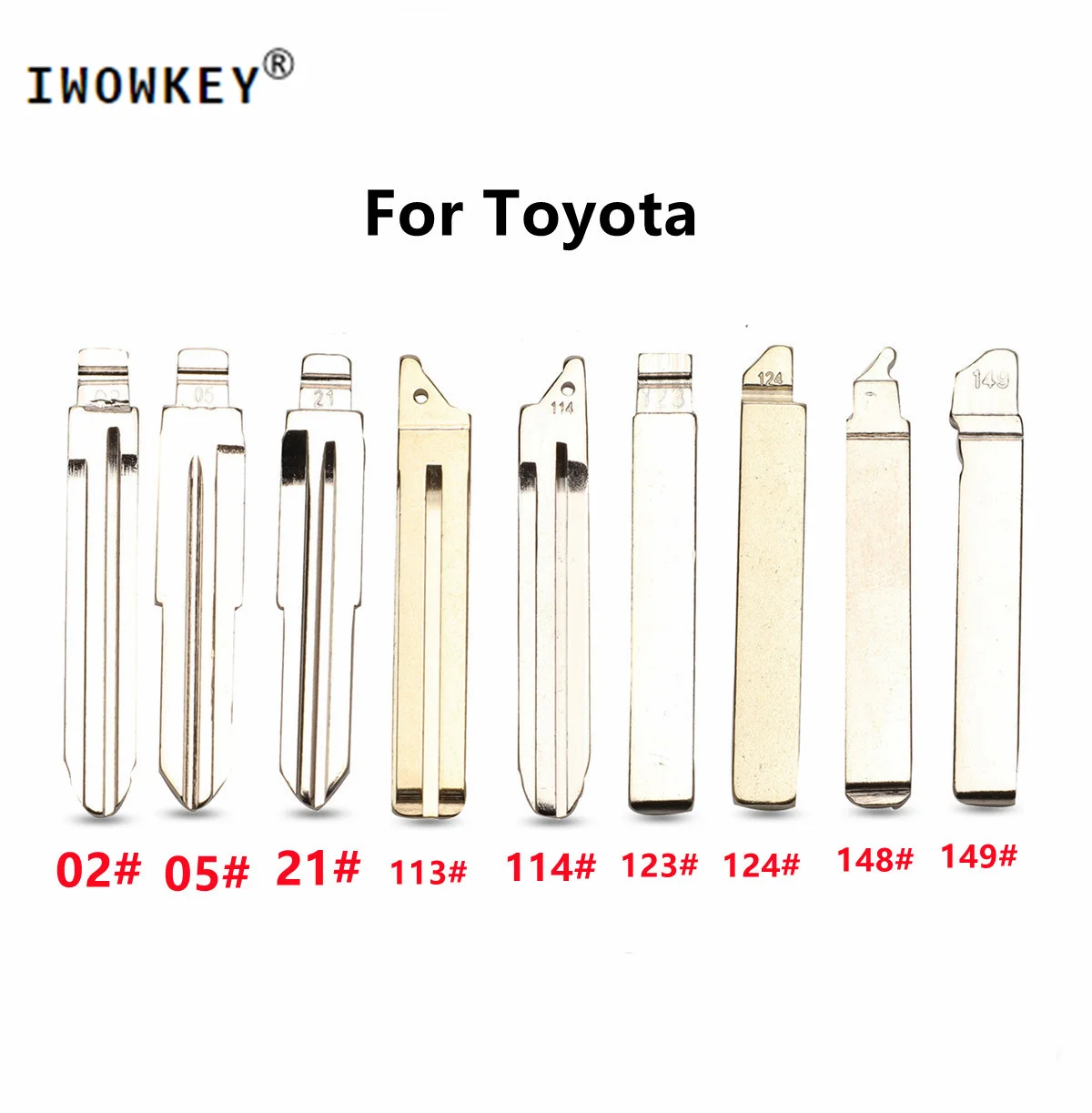 Flip-Key-Blade-for-Toyota-Camry-Corolla-Highlander-Vios-Scion-TOY43 ...