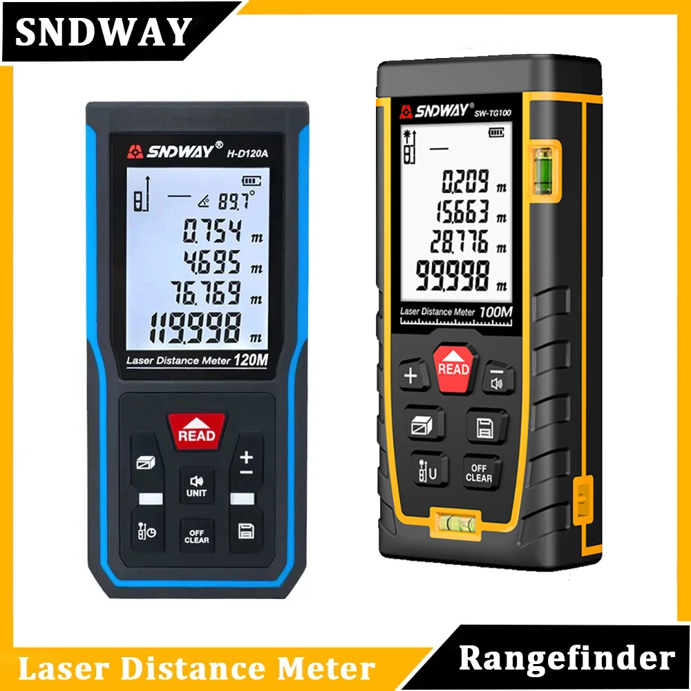 SNDWAY SW Rangefinder Digital Laser Distance Meter Professional High ...