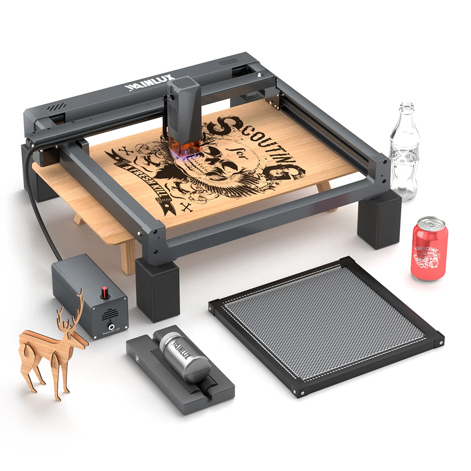 WAINLUX Original L6 Laser Engraver 10W Engraving Cutting Machine With 0 ...
