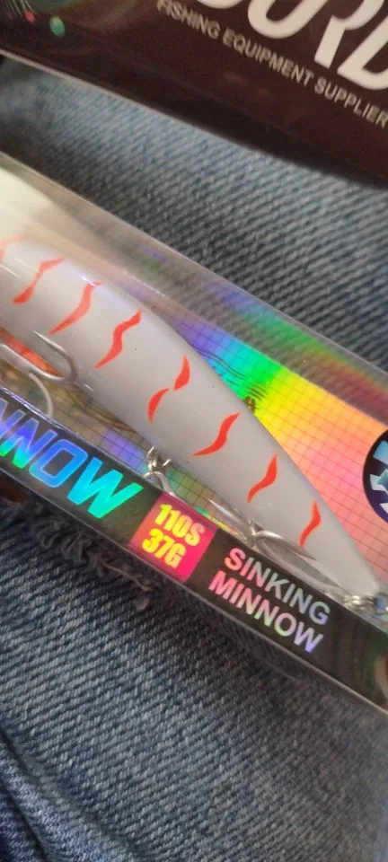 FJORD 110S 37g 90S 29g 70S 17g Heavy Sinking Minnow Fishing Lures Long ...