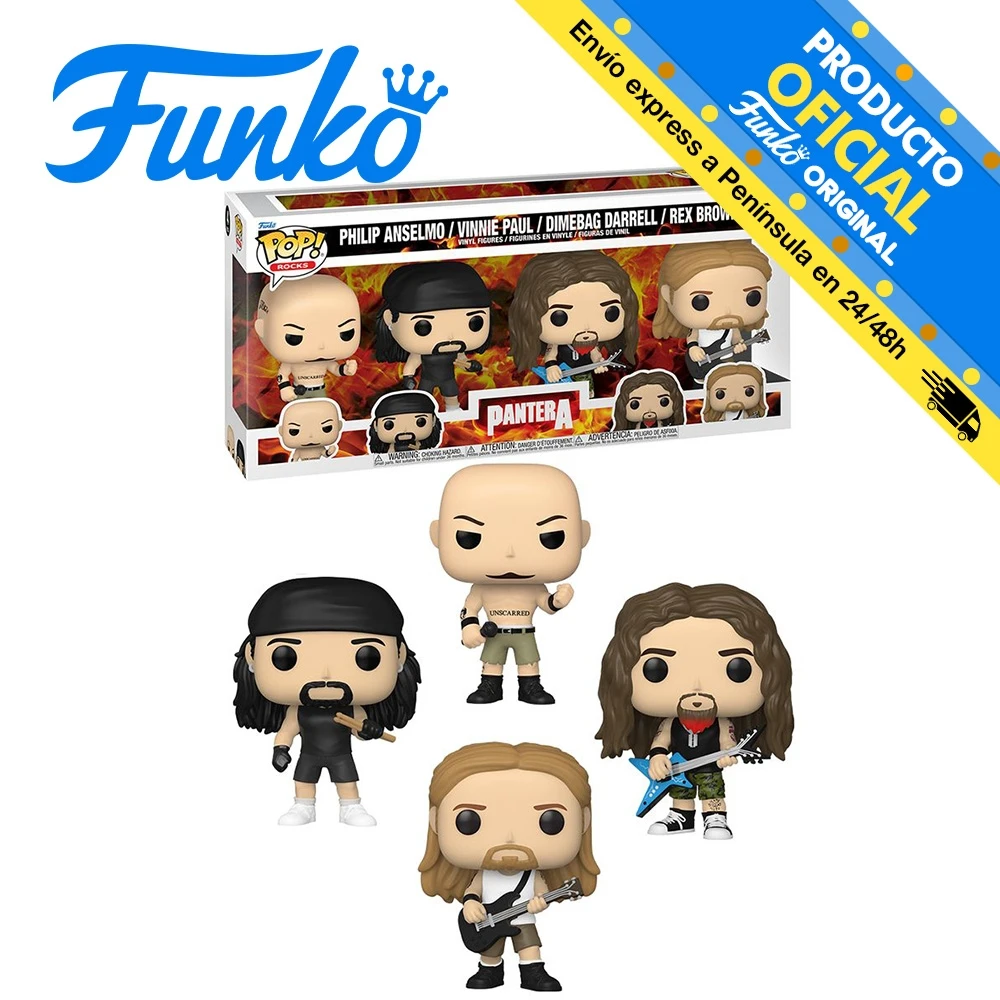 Funko-Pop-Pantera-Pacote-de-4-Philip-Anselmo-Vinnie-Paul-Dimebag ...