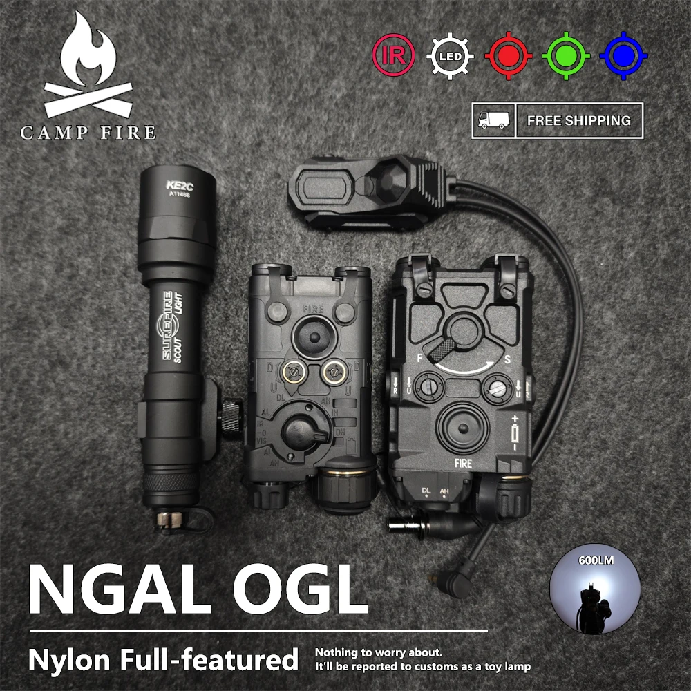 L3 NGAL OGL Red Green Blue Battery Box Surefir M300 M600 Flashlight ...