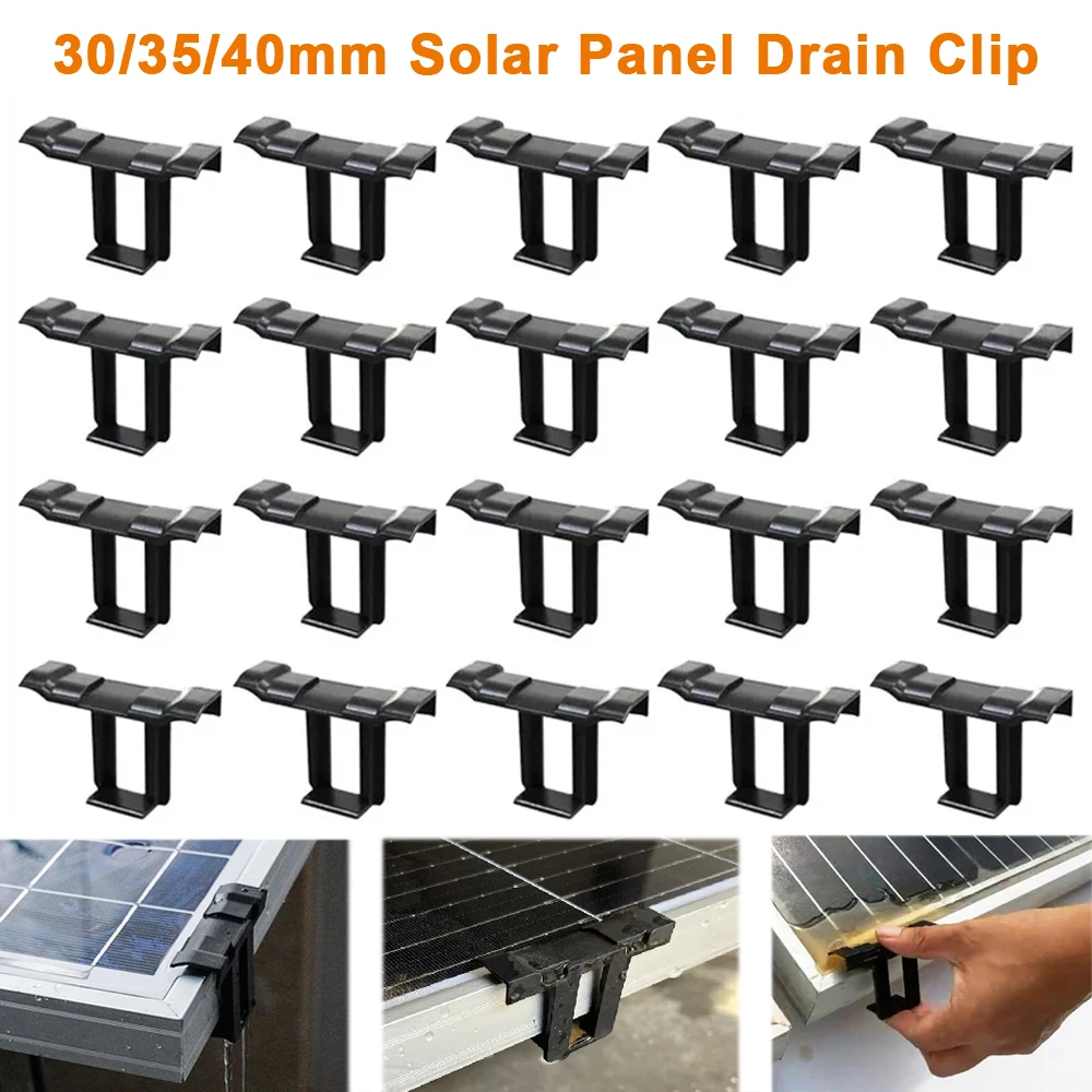 30-35-40mm-Solar-Panel-Drainage-Clips-Solar-Water-Drain-Diversion-Clip ...