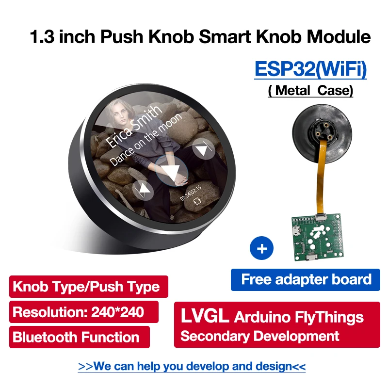 Smart-appliance-1-28-inch-240-240-circular-knob-rotary-switch-round-IPS ...